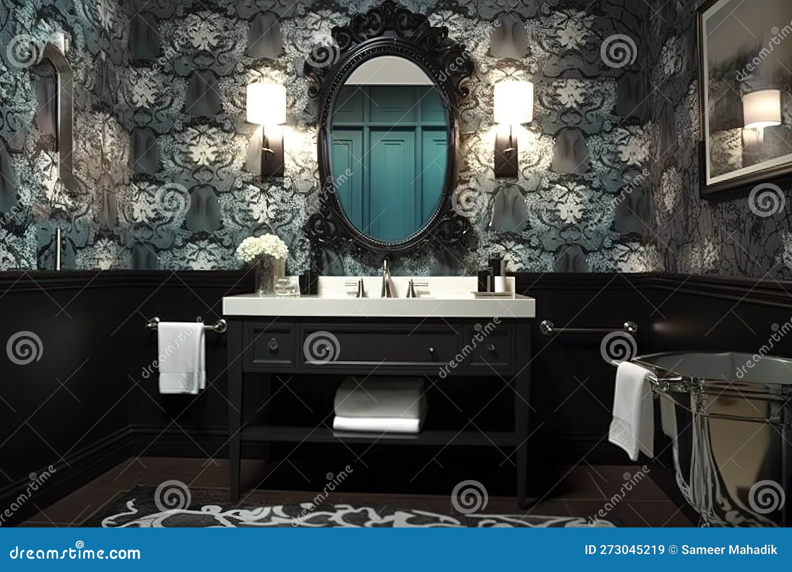 Powder Room: Create a Set of Images that Showcase a Stylish, Chic ...