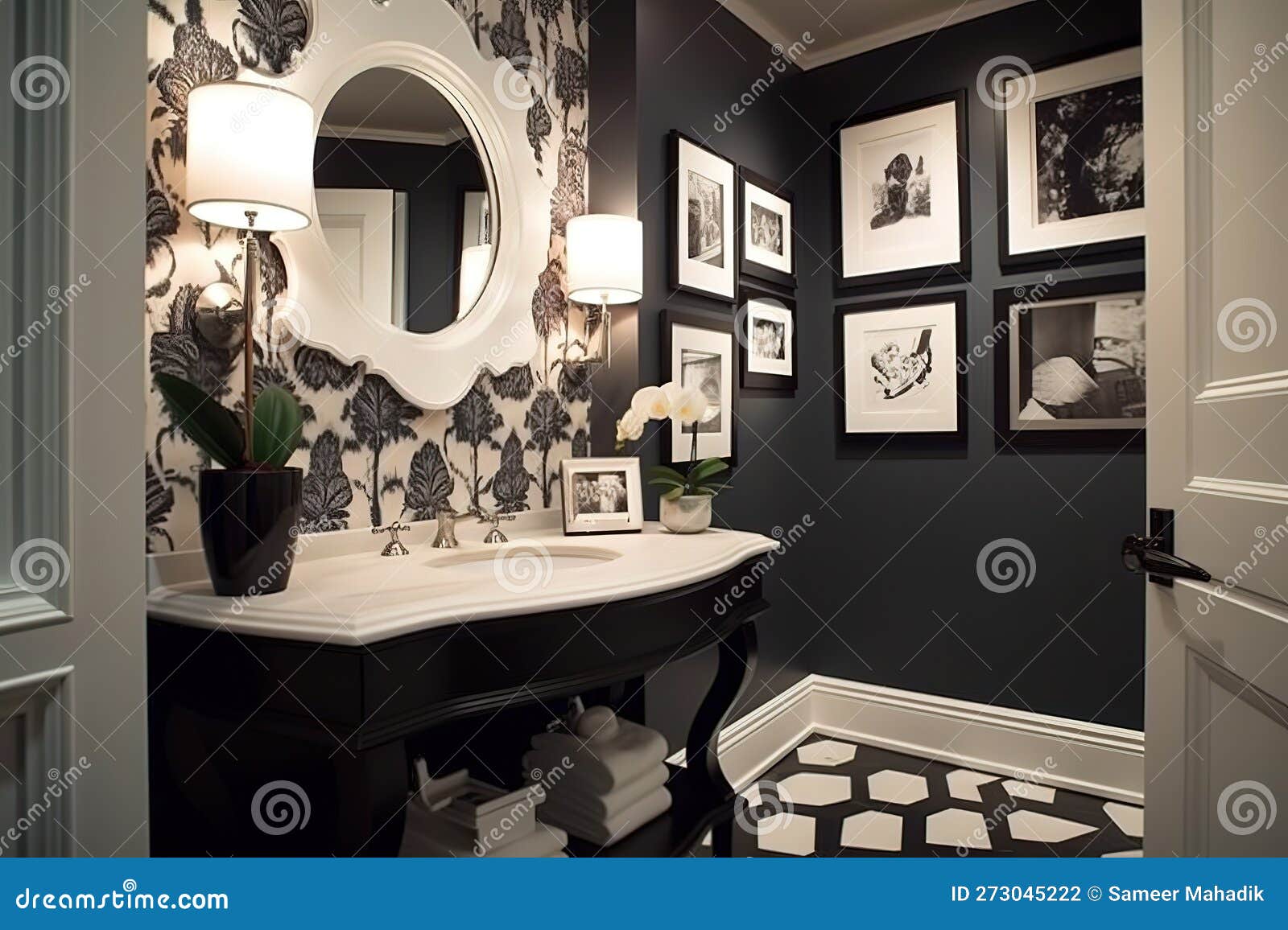 Powder Room: Create a Set of Images that Showcase a Stylish, Chic ...