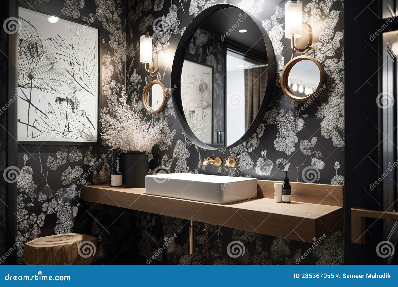 Powder Room: Create a Set of Images that Showcase a Stylish, Chic ...
