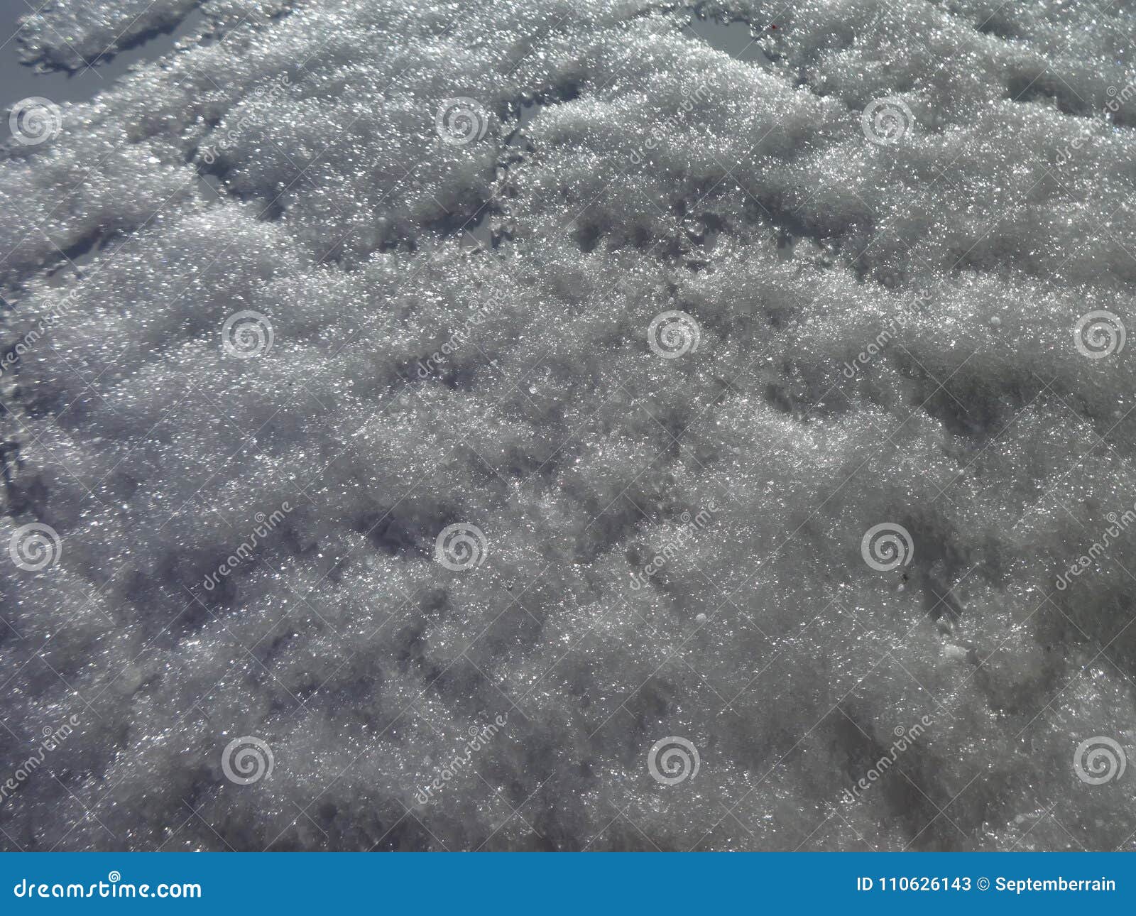 Snow on the ground stock image. Image of crystal, fluffy - 110626143