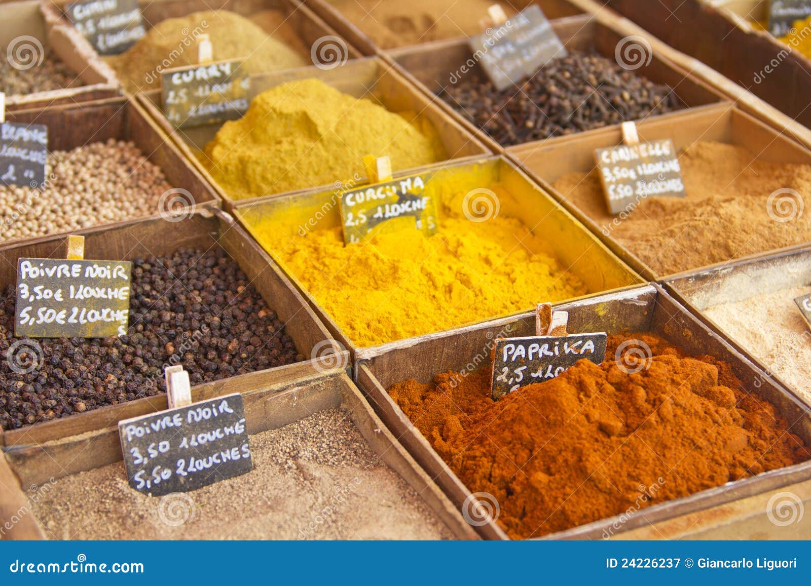 Powder spices stock image. Image of herb, brown, aroma - 24226237