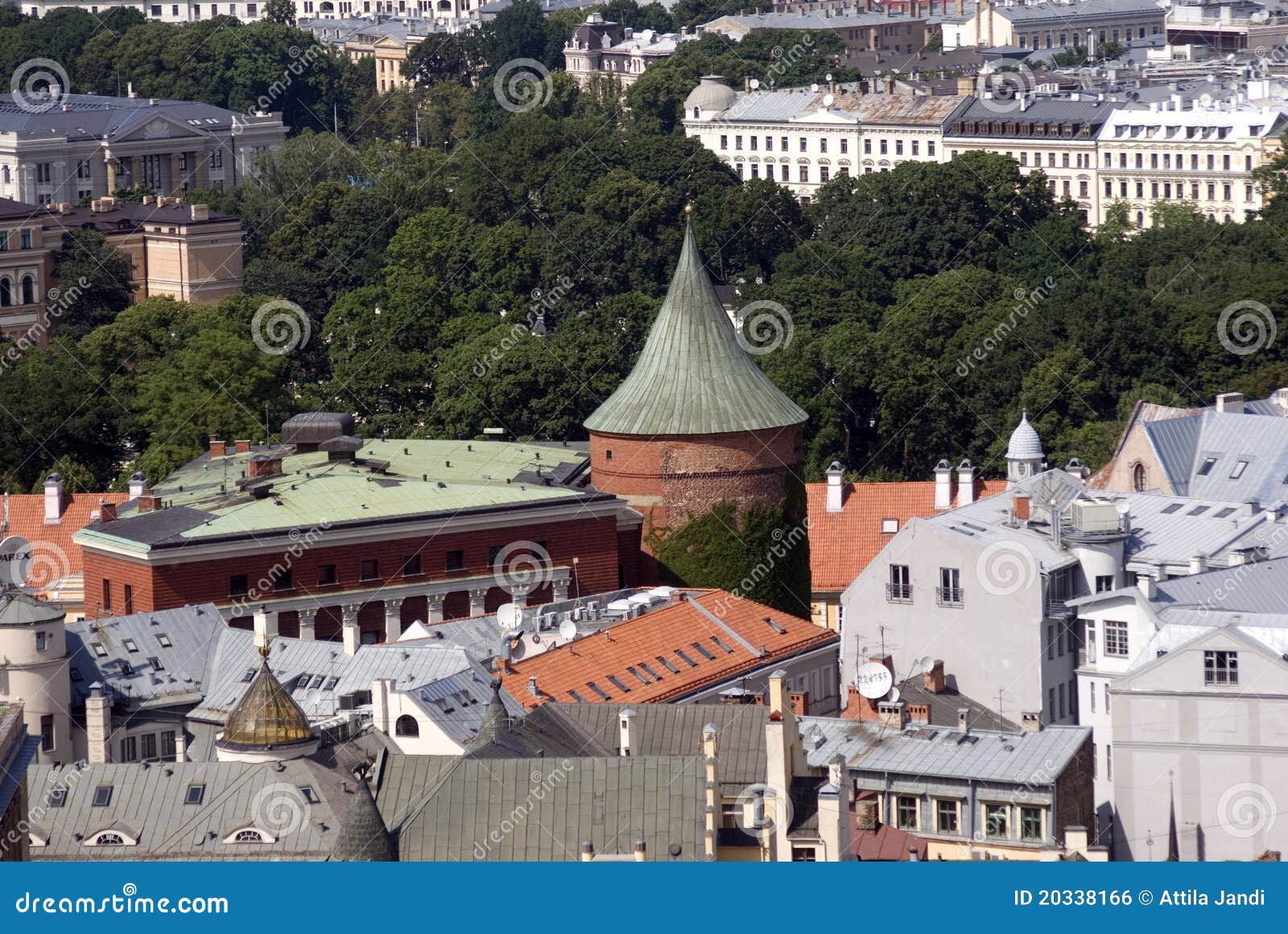 Powder Tower, Riga, Latvia stock photo. Image of historic - 20338166