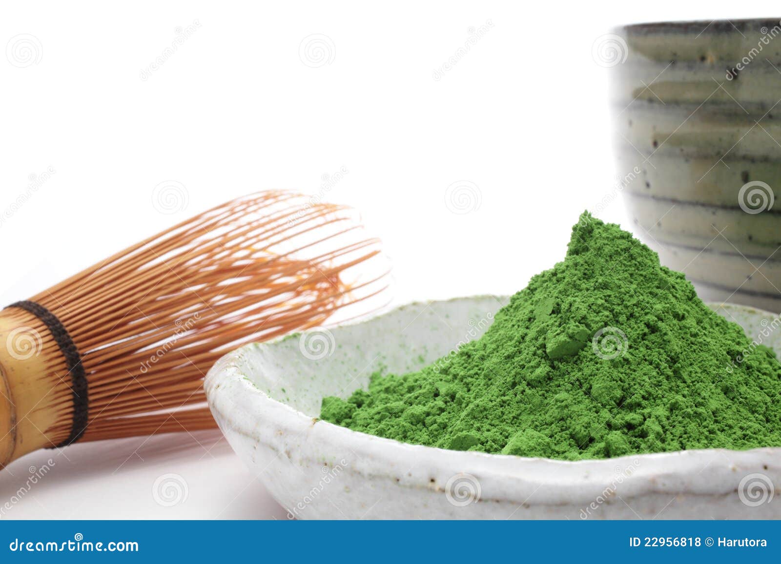 Powdered green tea stock photo. Image of spiritual, relax - 22956818