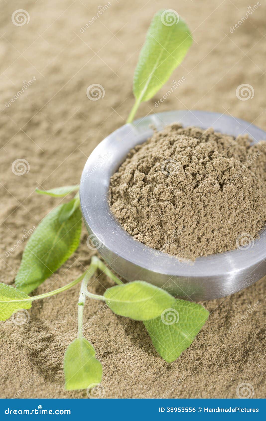Powdered Sage stock photo. Image of kibbled, natural - 38953556
