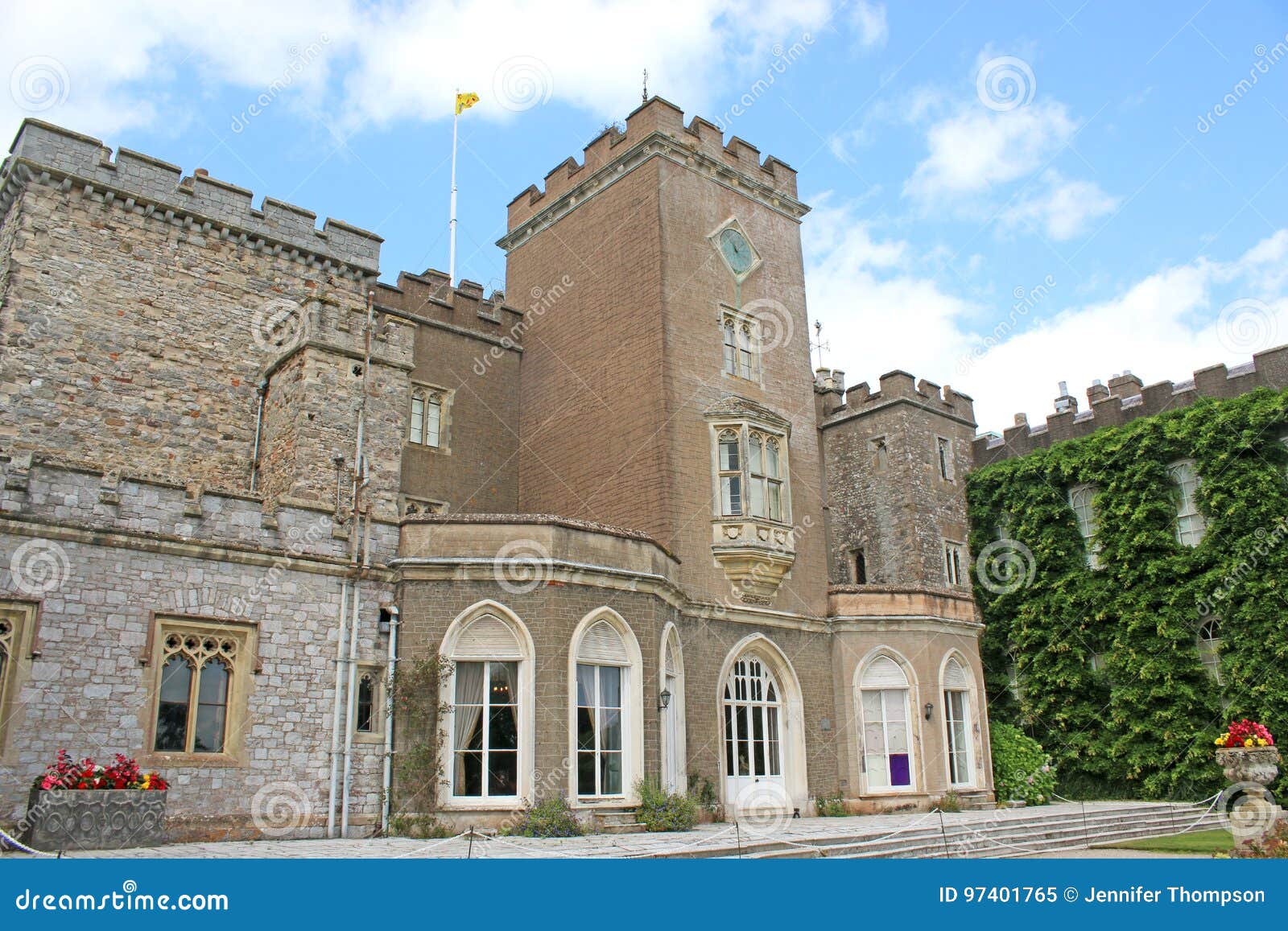 Powderham Castle, Devon stock image. Image of estate - 97401765