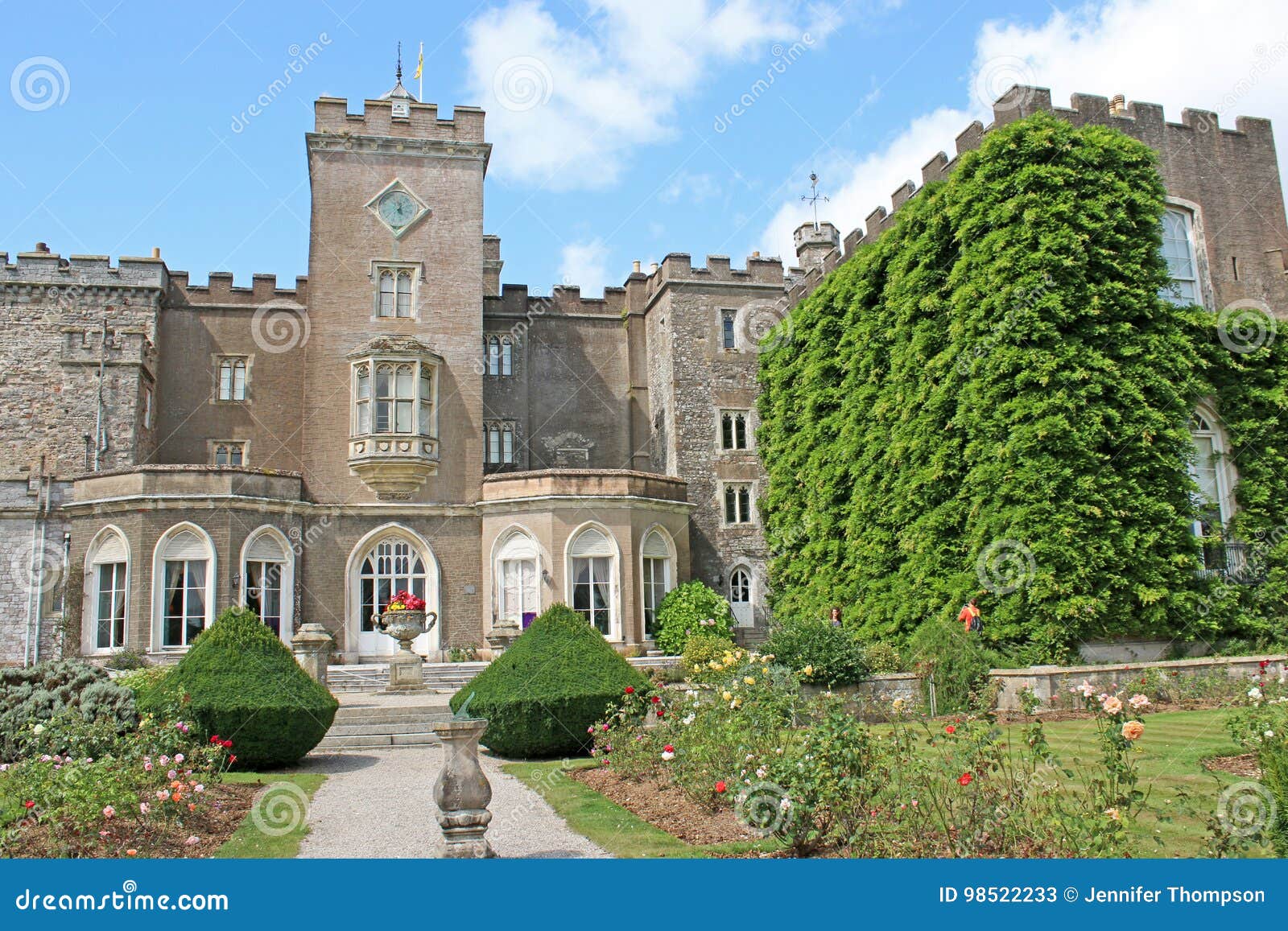 Powderham Castle, Devon stock image. Image of devon, estate - 98522233