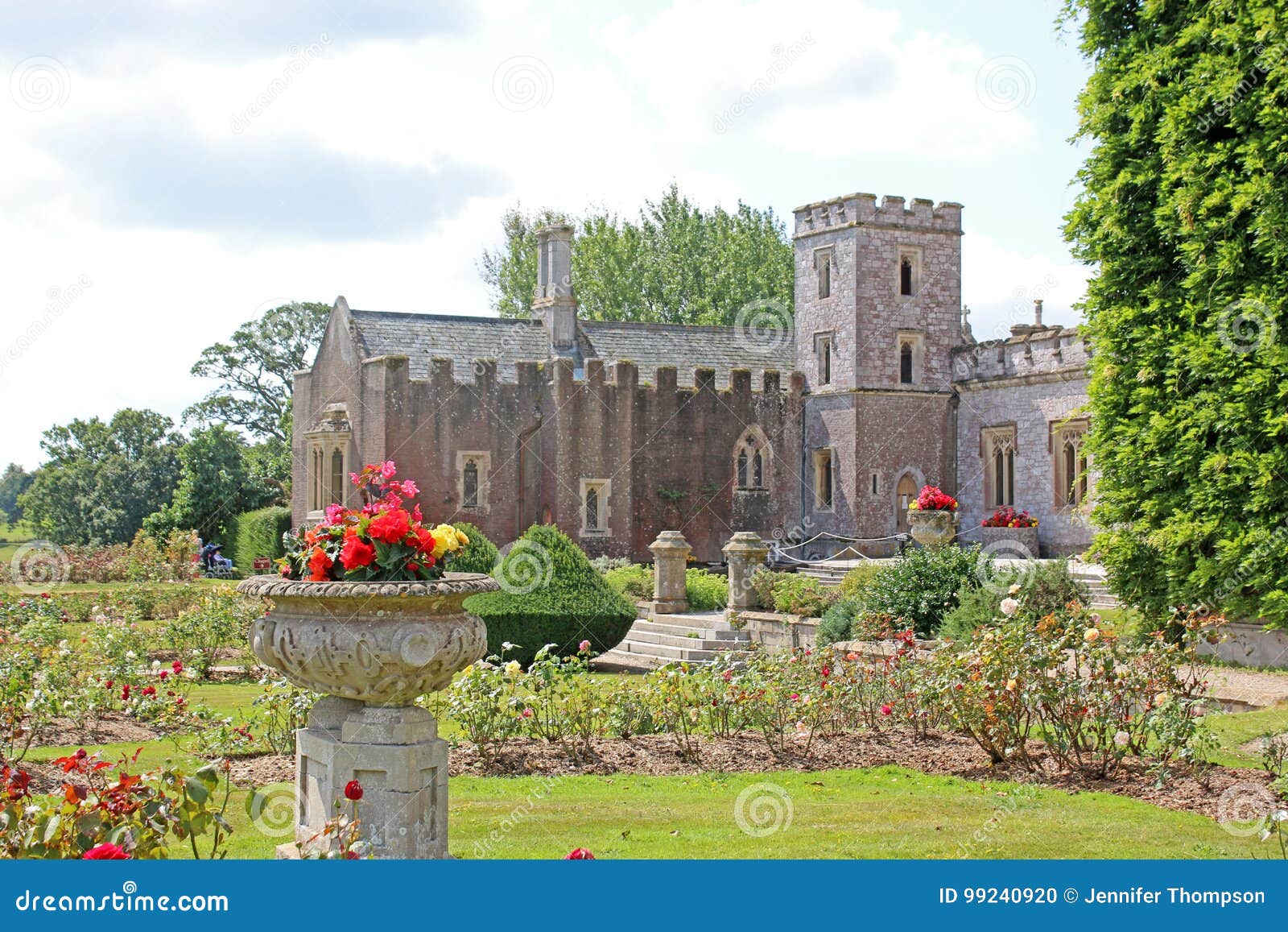 Powderham Castle, Devon stock photo. Image of stately - 99240920