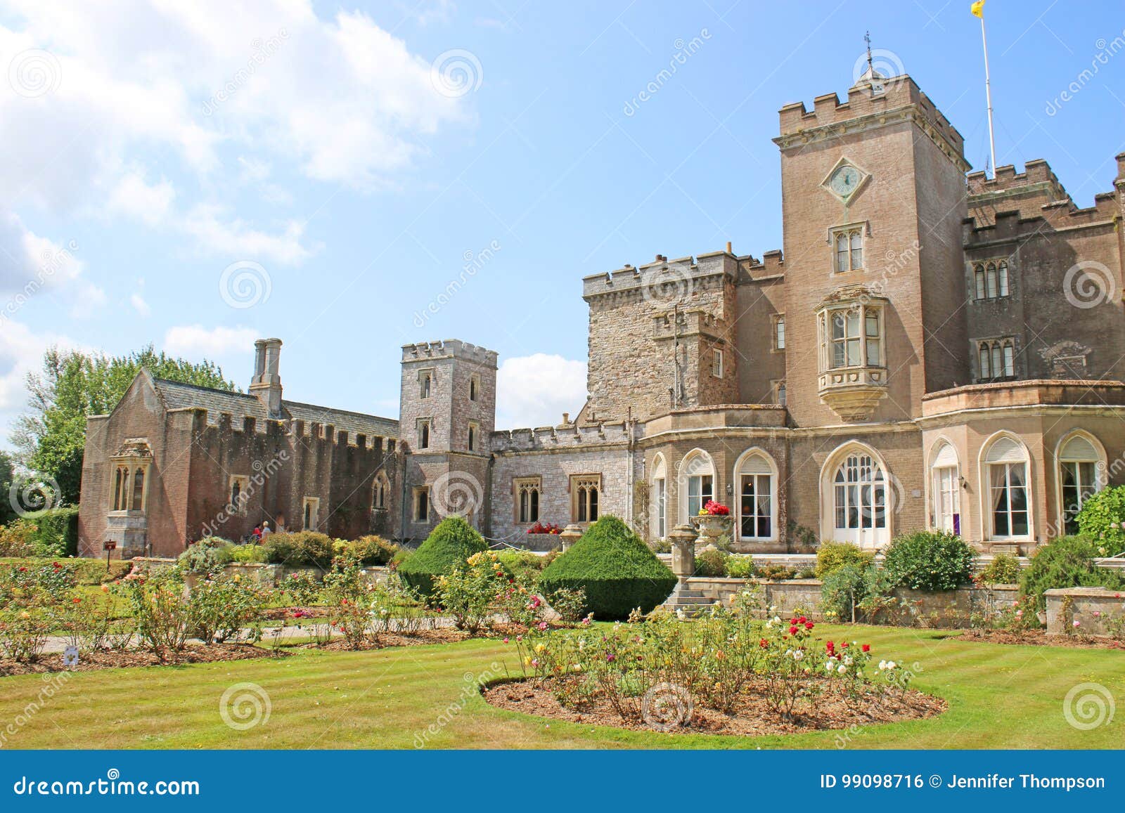 Powderham Castle, Devon stock photo. Image of powderham - 99098716