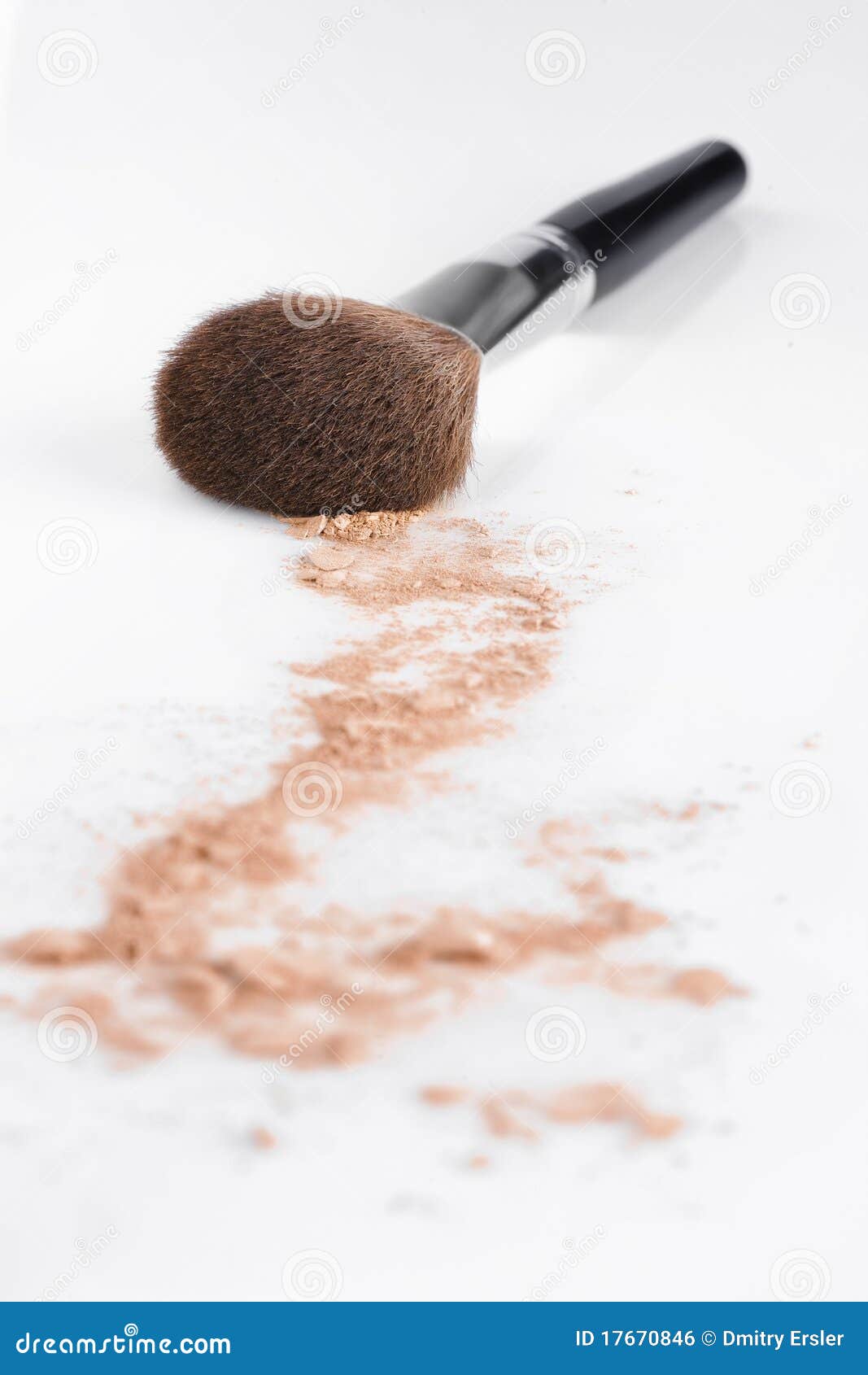 Powdering stock photo. Image of feminine, makeup, studio - 17670846