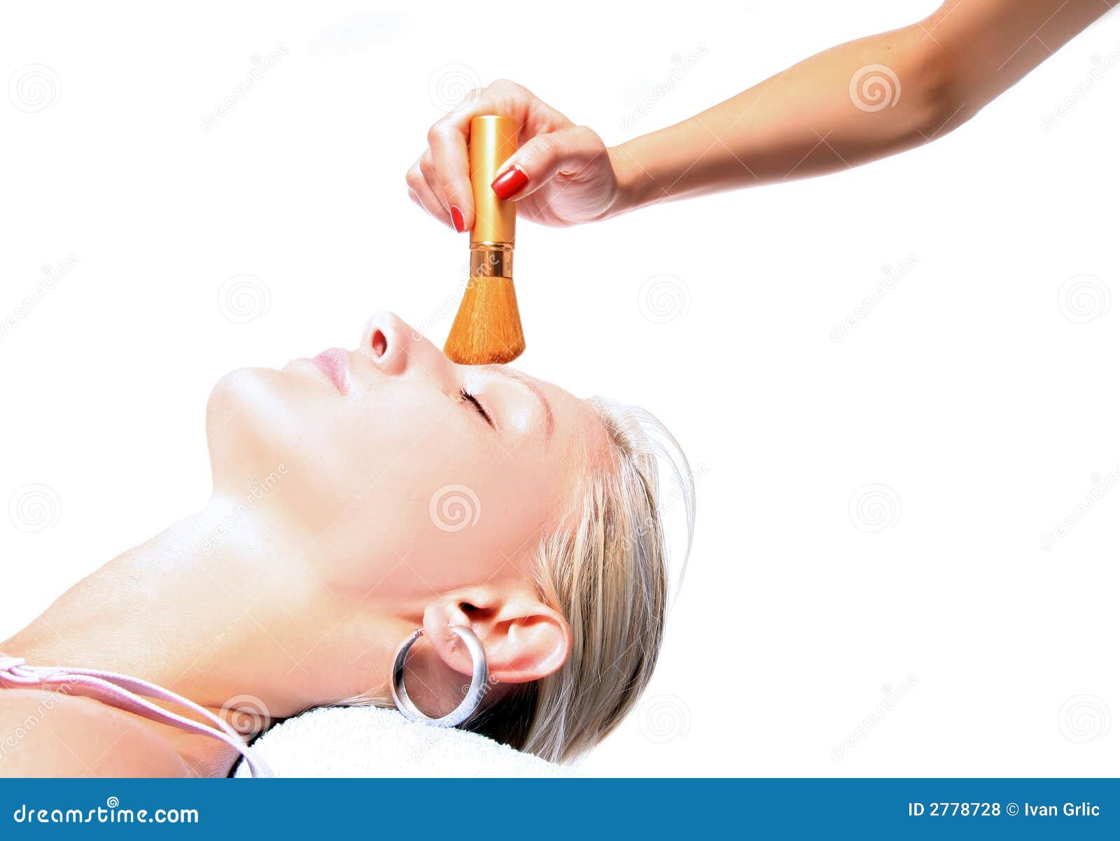 Powdering stock photo. Image of parlor, gentle, clinic - 2778728