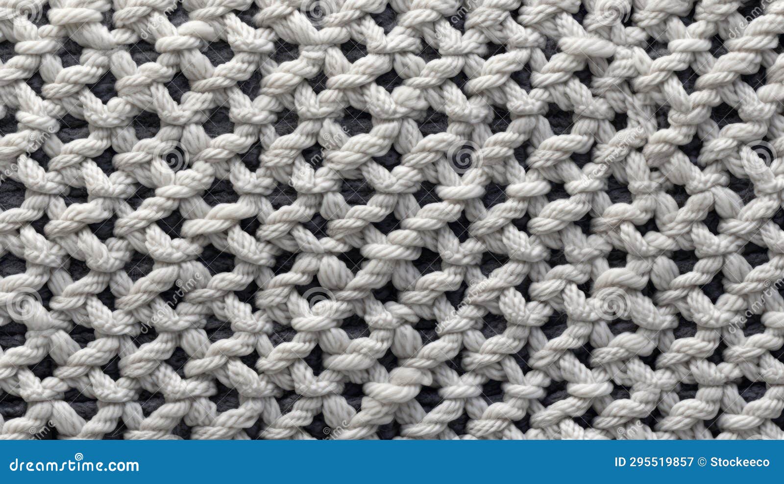 Powdery Woven Fabric Texture With Knot Pattern In Blue And White ...