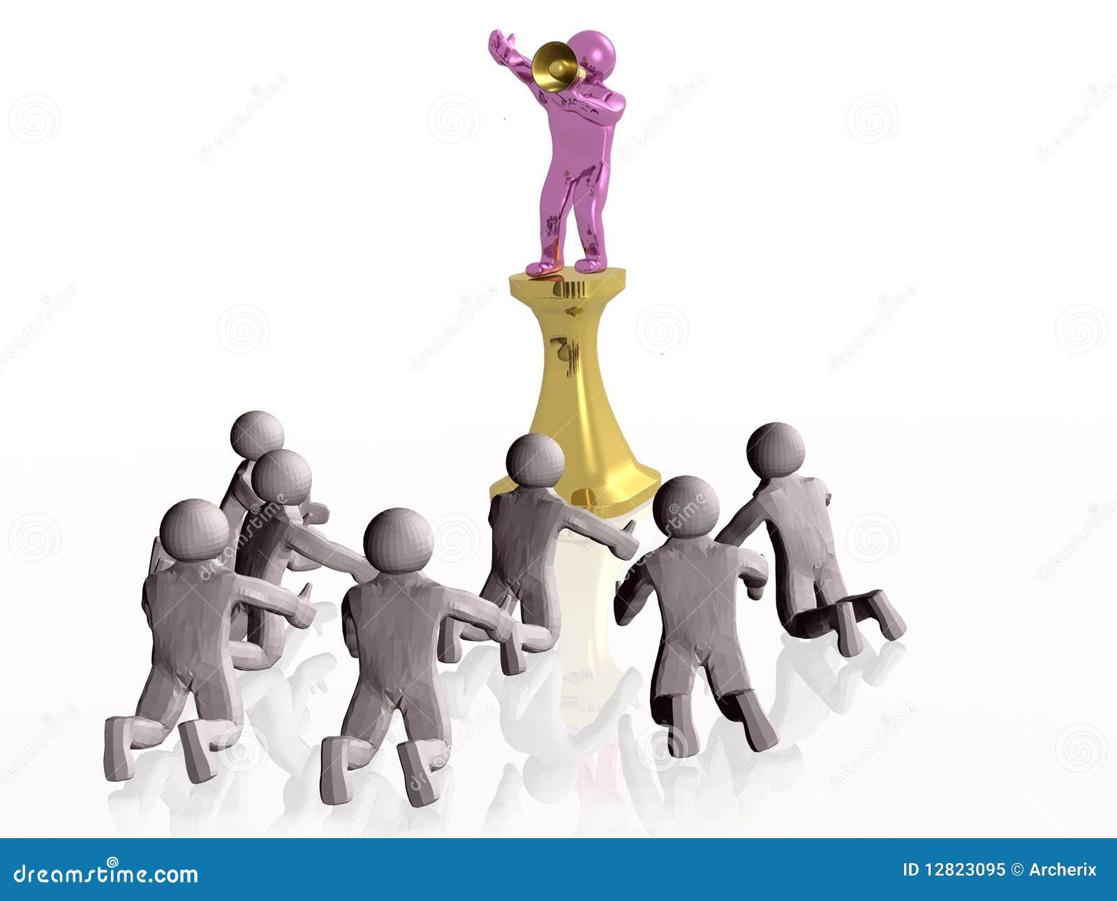 Power stock illustration. Illustration of gray, step - 12823095