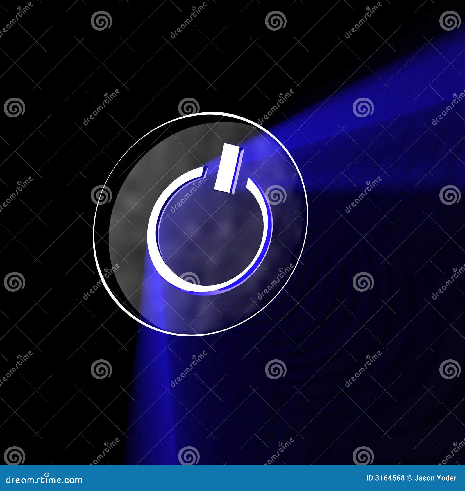 Power on stock illustration. Illustration of electricity - 3164568