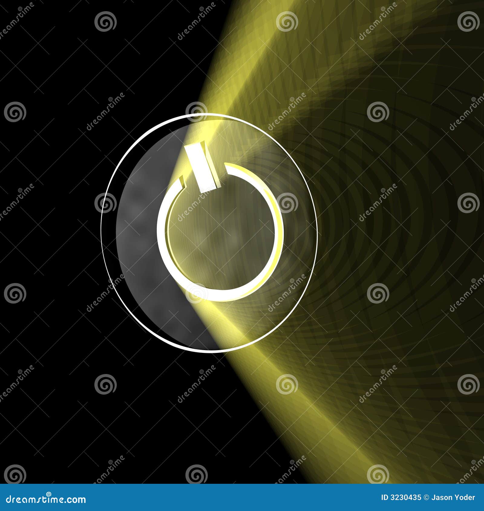 Power on stock illustration. Illustration of electricity - 3230435