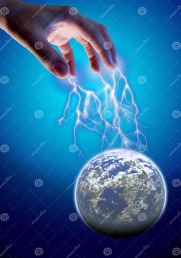 Power stock illustration. Illustration of nature, lightning - 346711