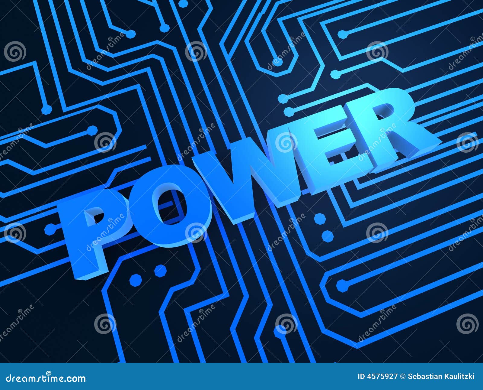 Power stock illustration. Illustration of business, rendering - 4575927