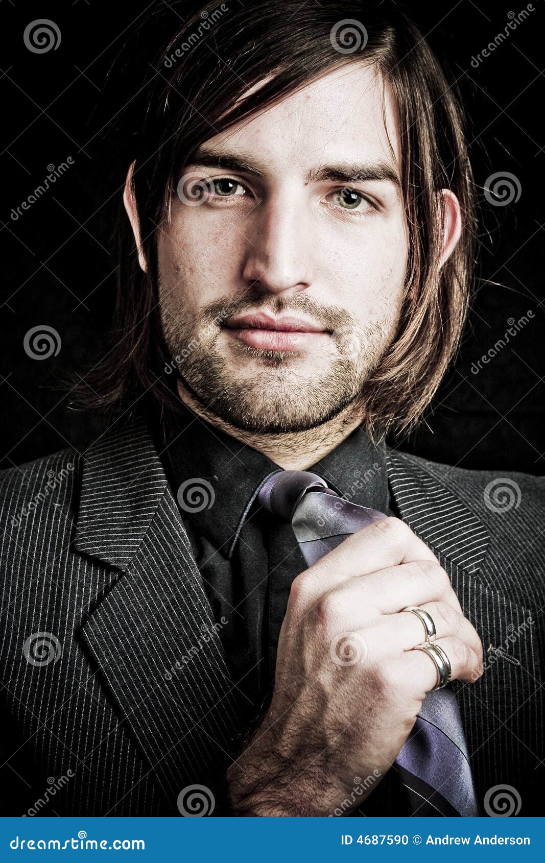 Power stock photo. Image of colege, beard, powerful, alternative - 4687590