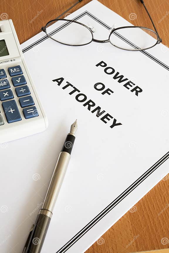 Power of Attorney stock image. Image of businesses, arrangement - 13087519