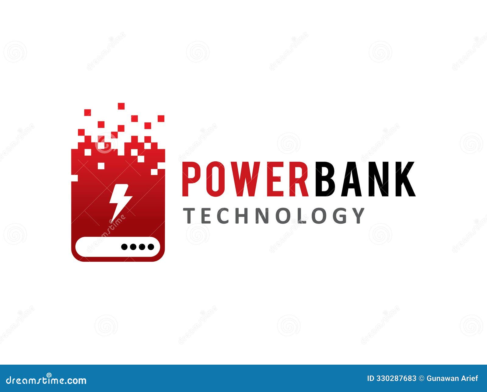 Power Bank Logo Symbol or Icon Template Stock Vector - Illustration of ...