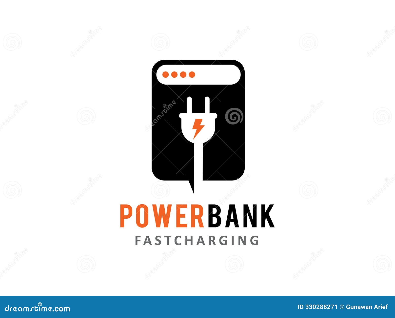 Power Bank Logo Symbol or Icon Template Stock Vector - Illustration of ...
