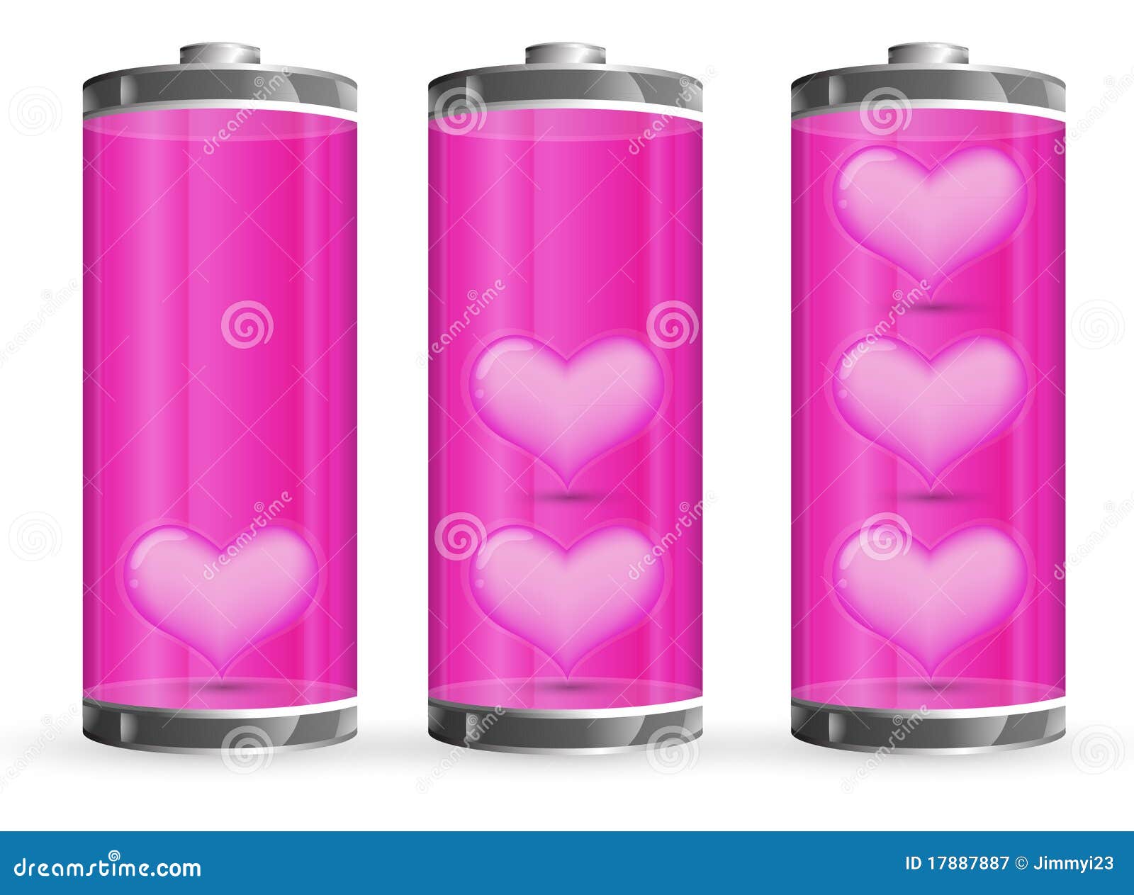 Power battery stock vector. Illustration of pink, collection - 17887887