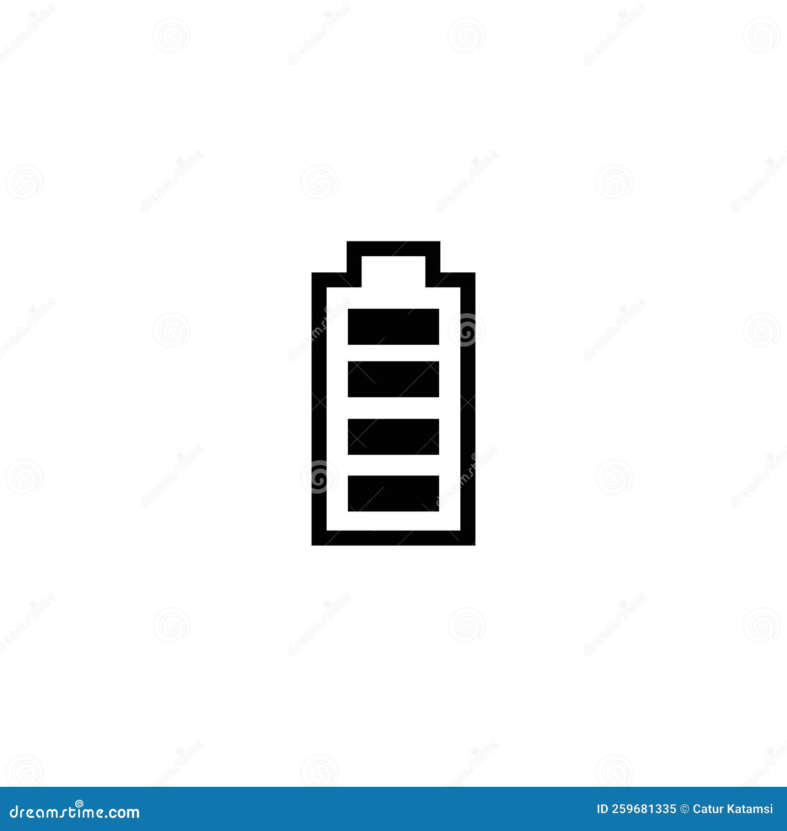 Power battery logo icon stock vector. Illustration of icon - 259681335