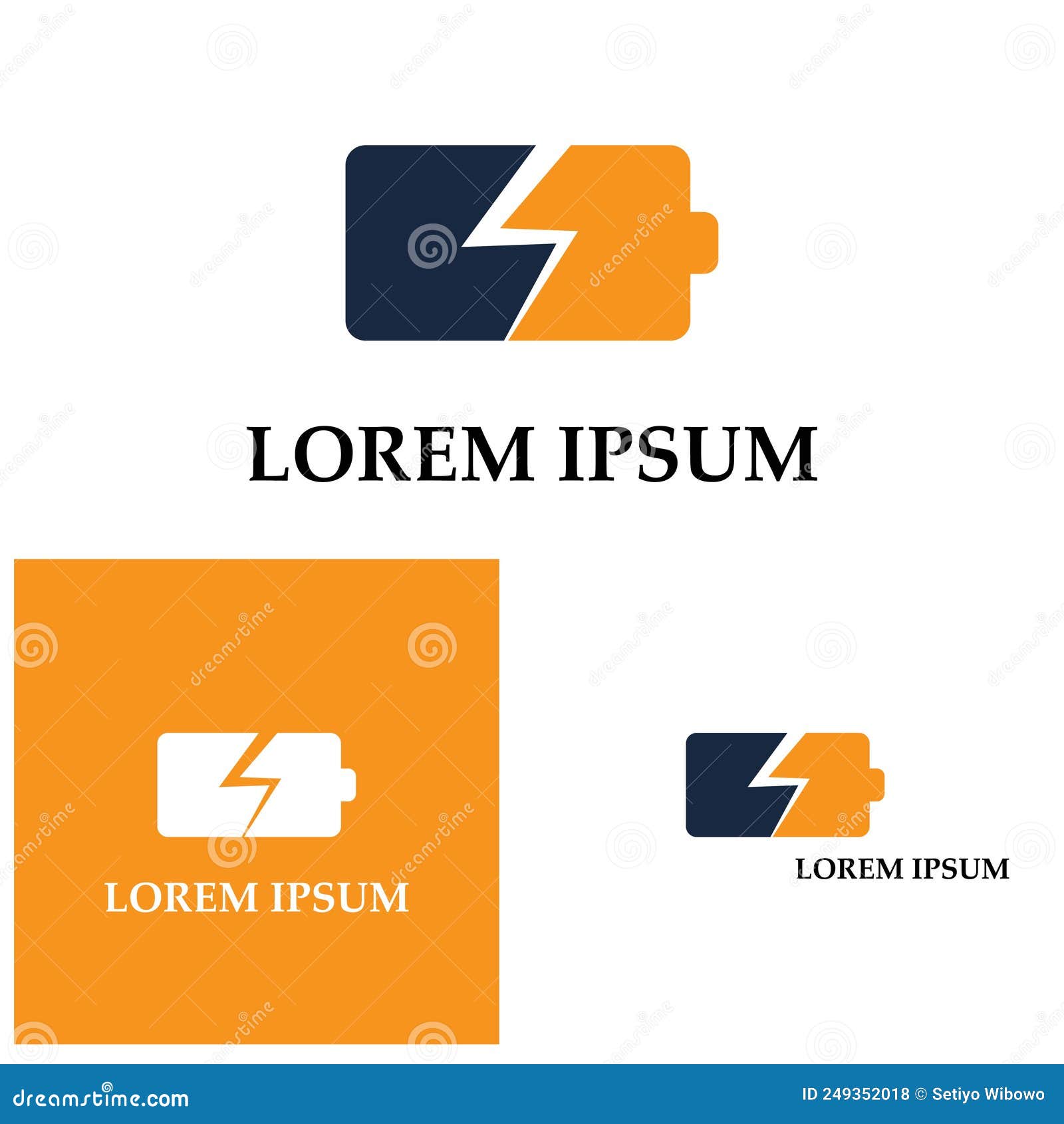 Power Battery Logo Icon Vector Illustration Design Template.Battery ...