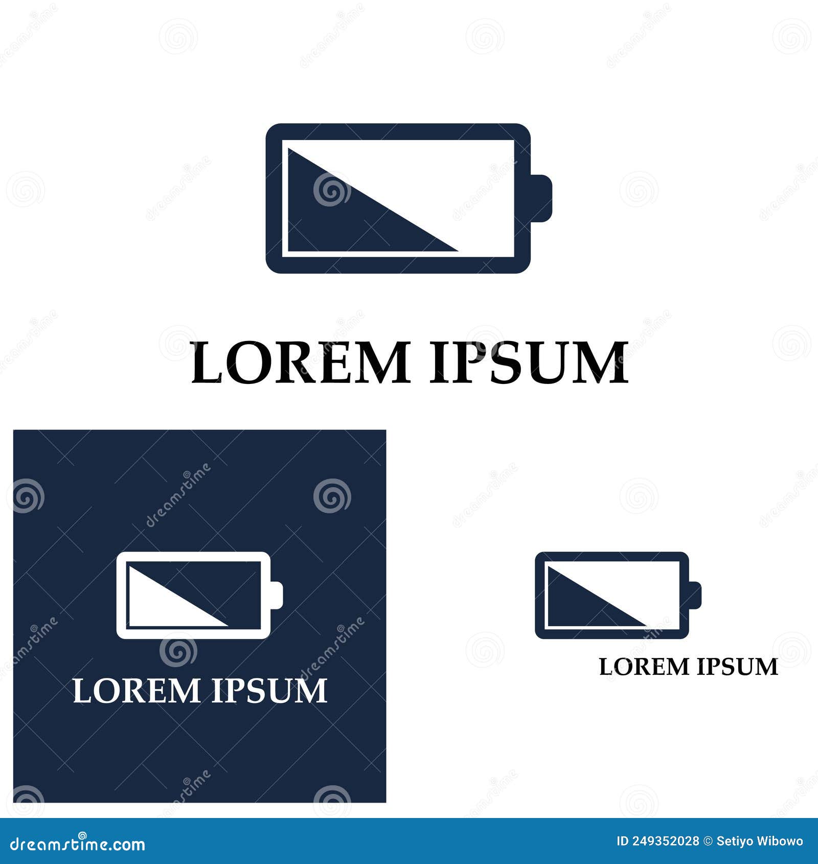 Power Battery Logo Icon Vector Illustration Design Template.Battery ...