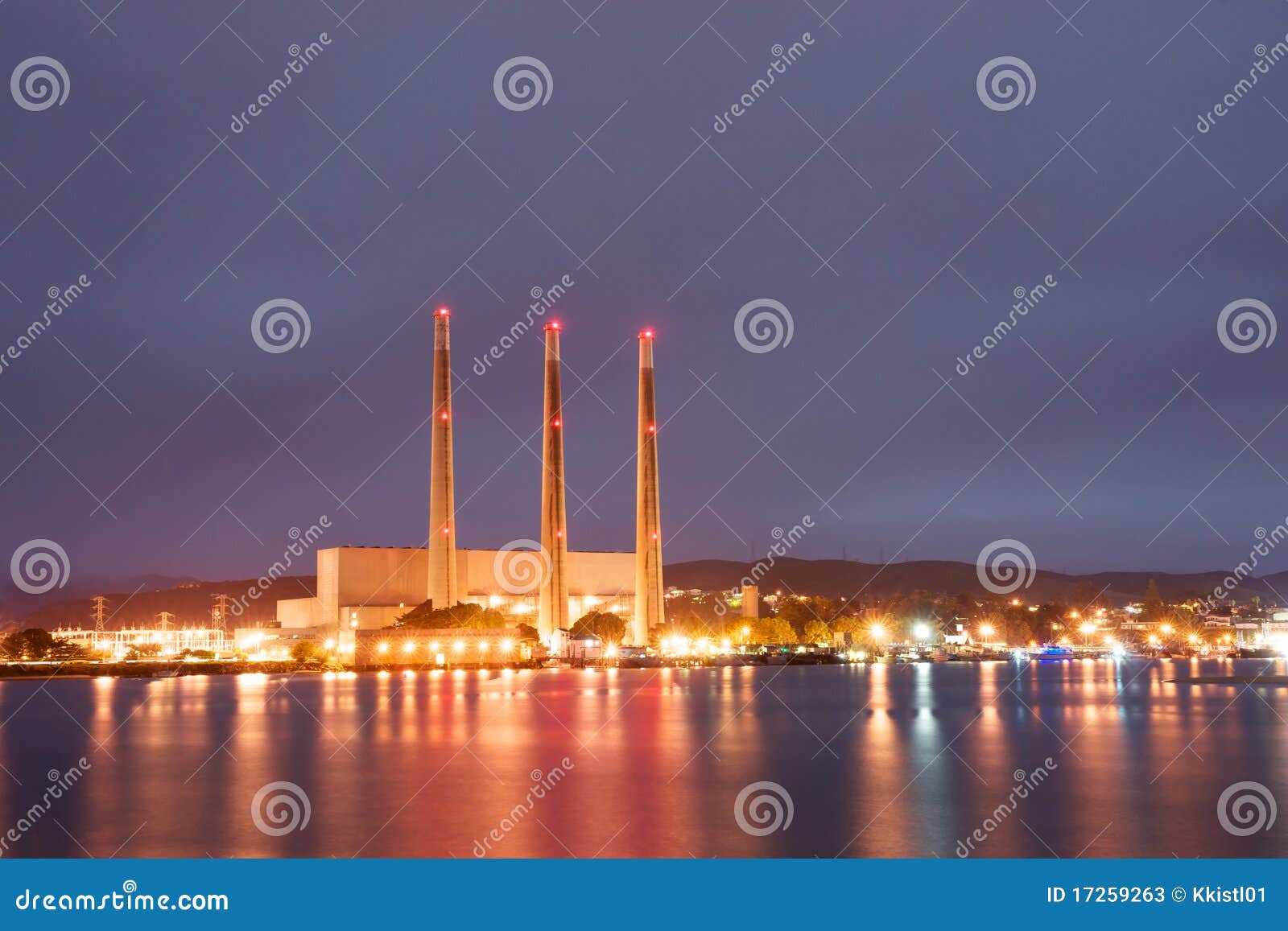 Power on the Bay stock image. Image of ocean, electric - 17259263