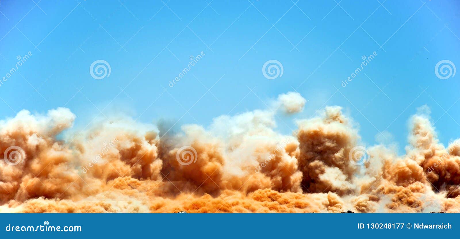 A Power Blast on the Construction Site Stock Image - Image of ...