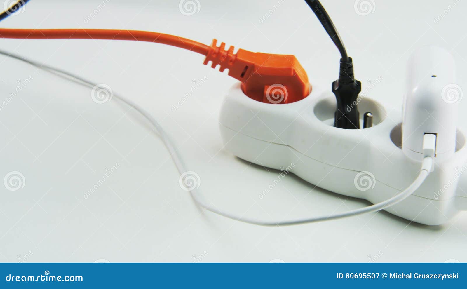 Power Board with Various Cables Plugged in Stock Video - Video of ...