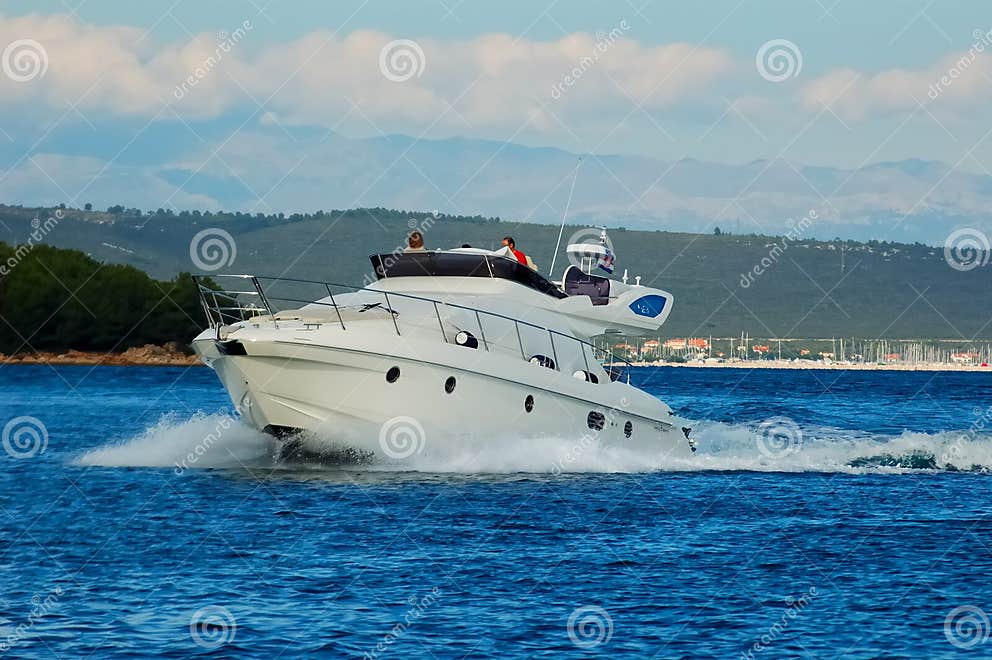 Power boat stock image. Image of trip, ocean, boats, travel - 1402965