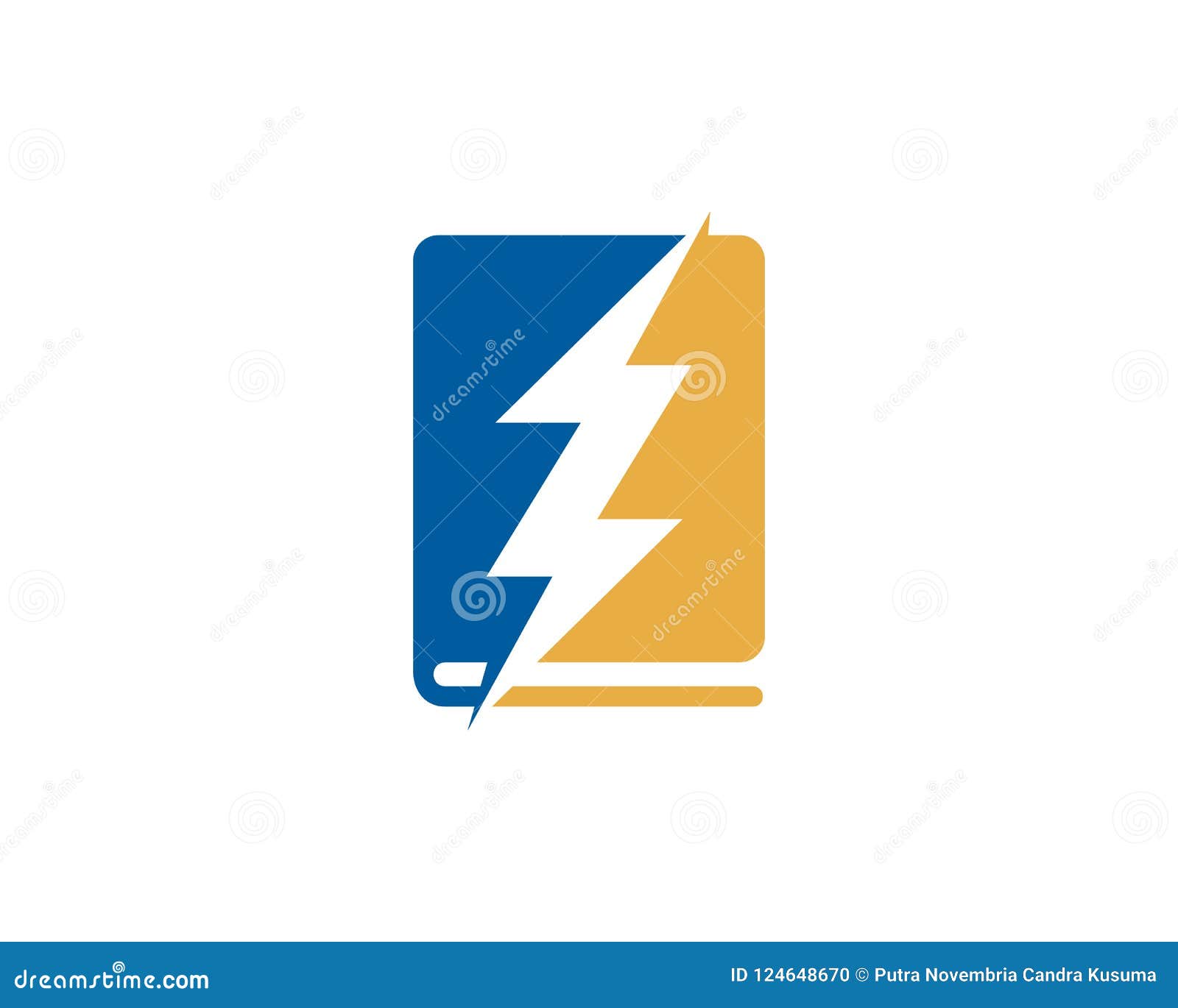 Power Book Logo Icon Design Stock Vector - Illustration of company ...