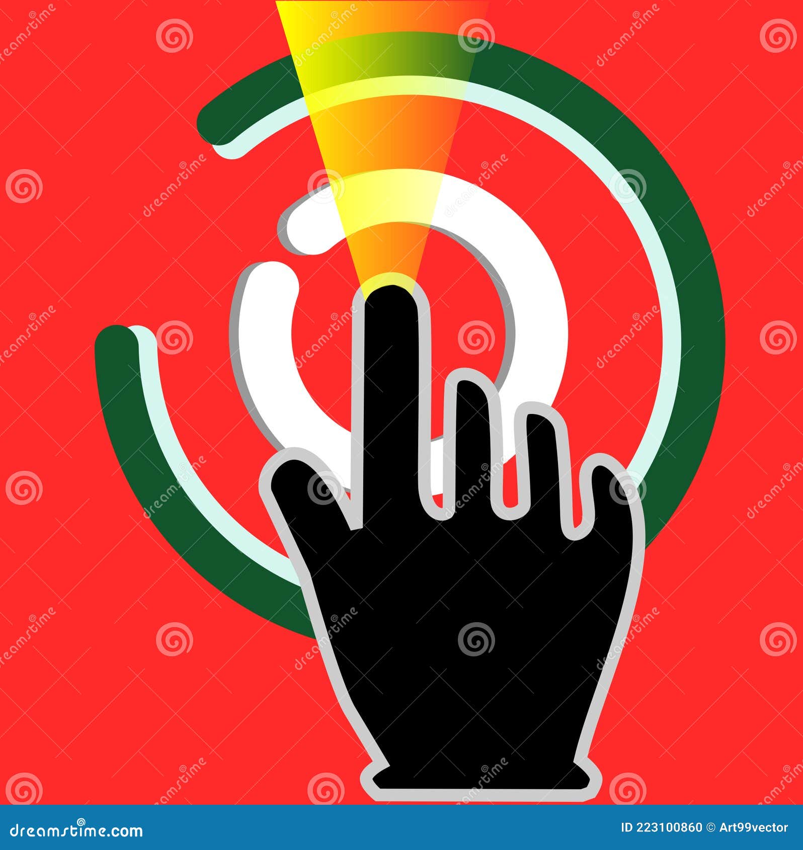 Power Bottom Line Design Symbol Stock Illustration - Illustration of ...