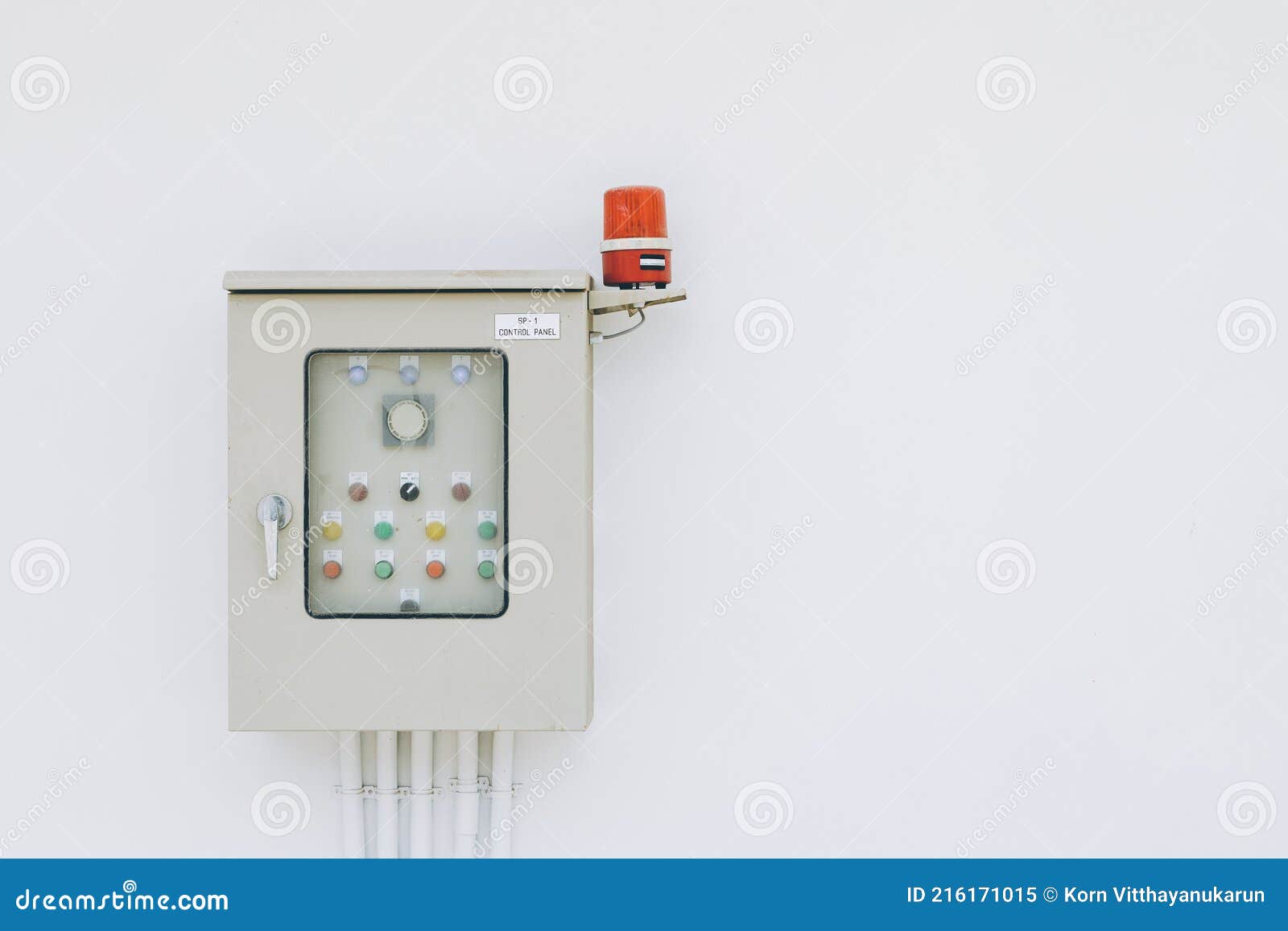 Buzzer Alarm Red Fire, Ring The Alarm Bell Alert In Building Stock ...