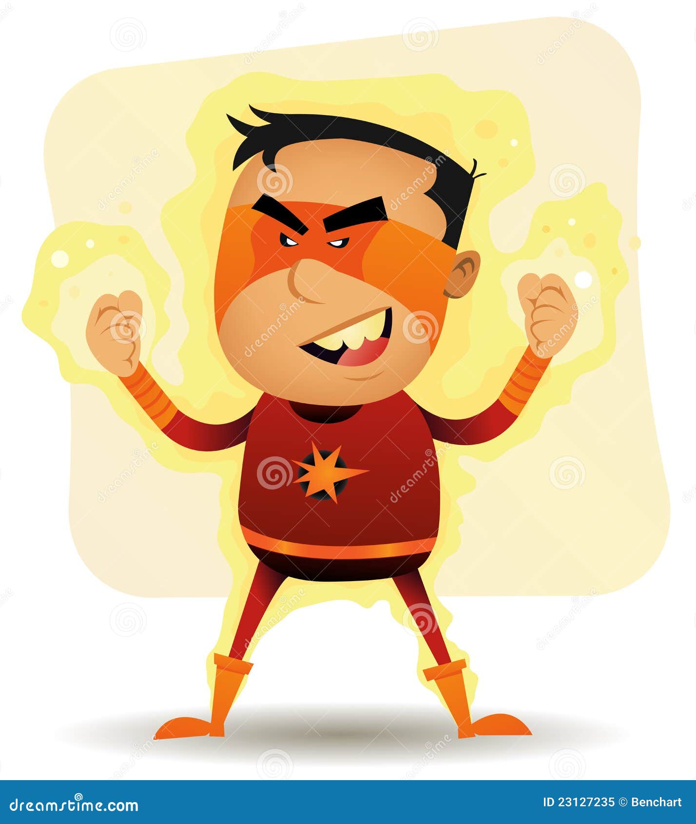 Power Boy - Comic Superhero Stock Vector - Illustration of disguise ...
