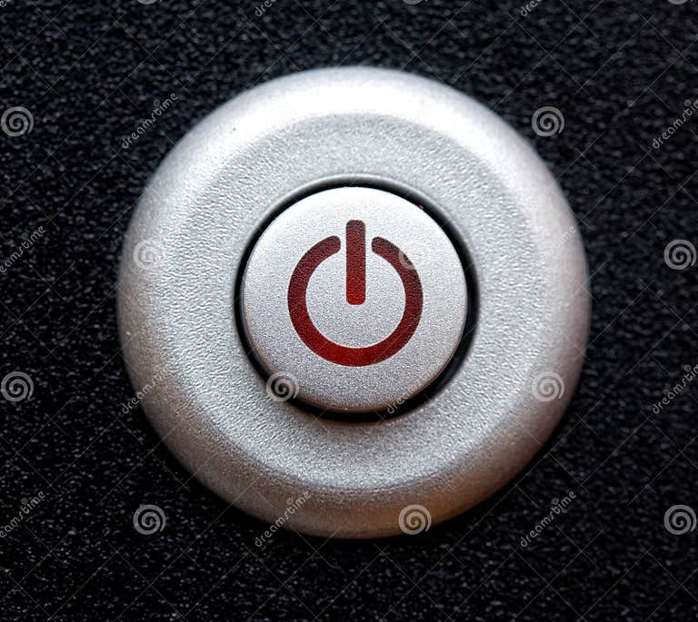 Power button stock photo. Image of equipment, illuminated - 11504106
