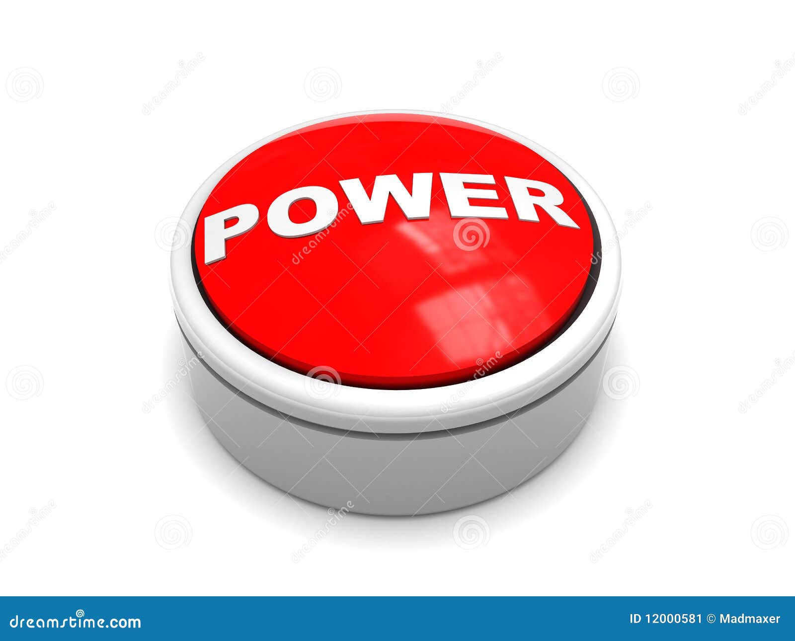 Power button stock illustration. Illustration of reflection - 12000581