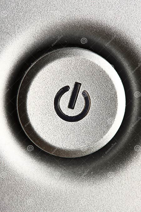 Power button stock photo. Image of component, main, isolated - 14218794