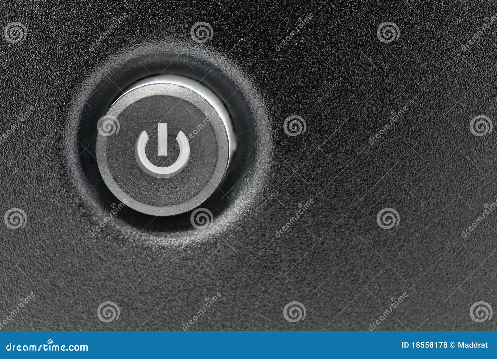 Power button stock photo. Image of technical, technology - 18558178