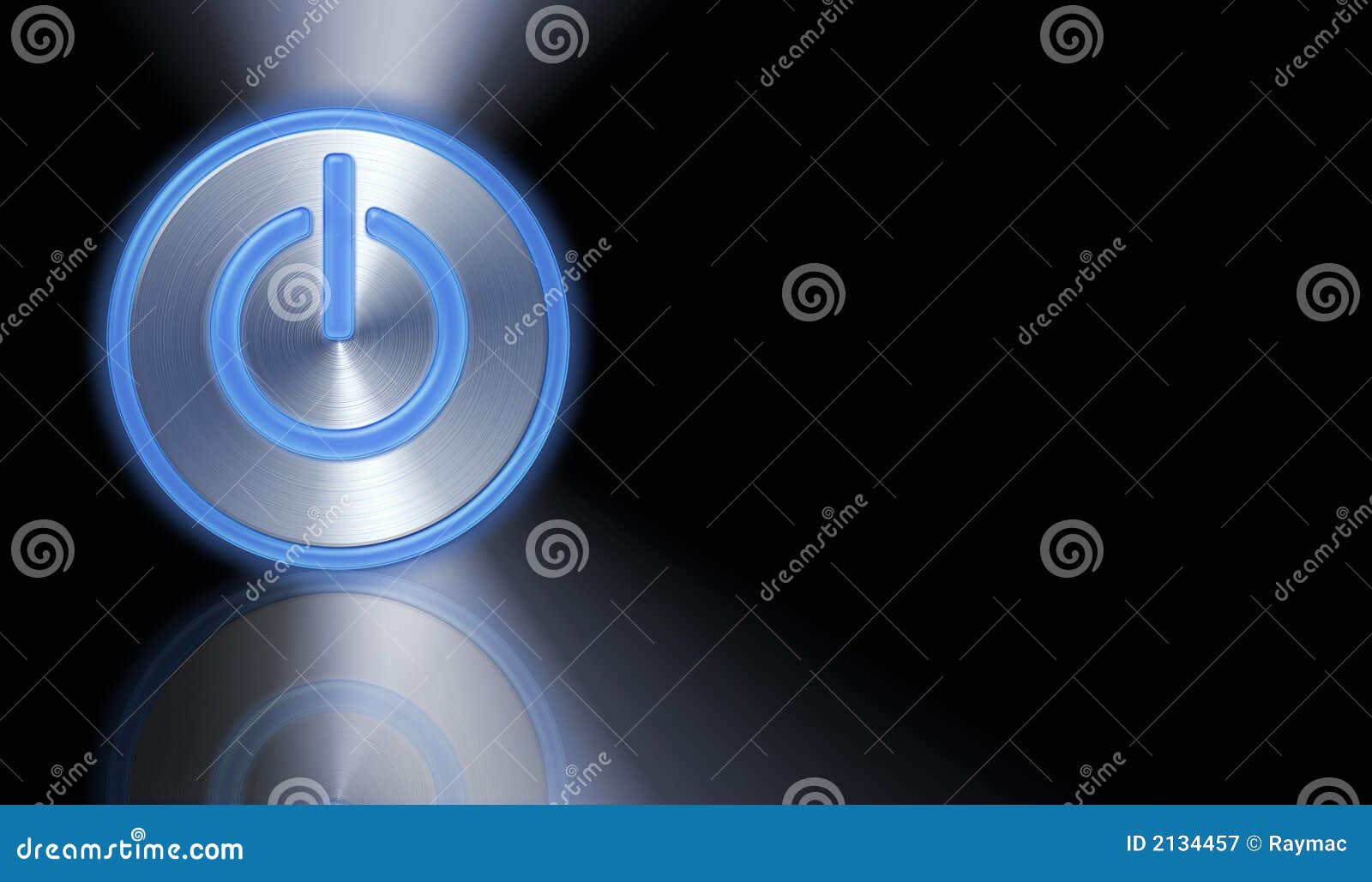 Power Button stock illustration. Illustration of electric - 2134457