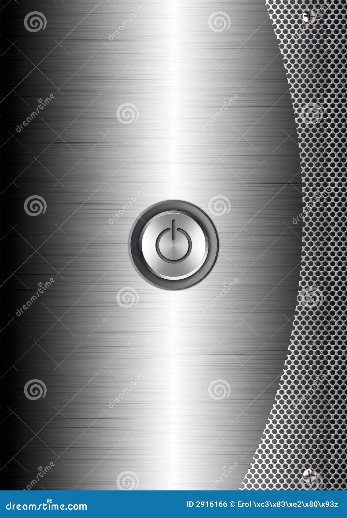 POWER BUTTON stock illustration. Illustration of abstract - 2916166