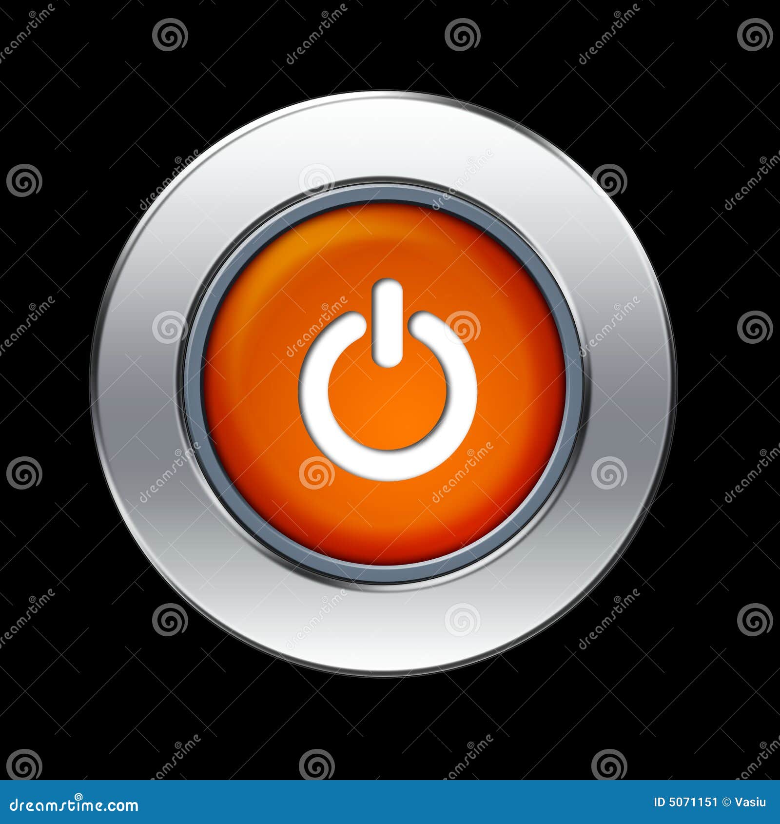 Power button stock illustration. Illustration of sign - 5071151
