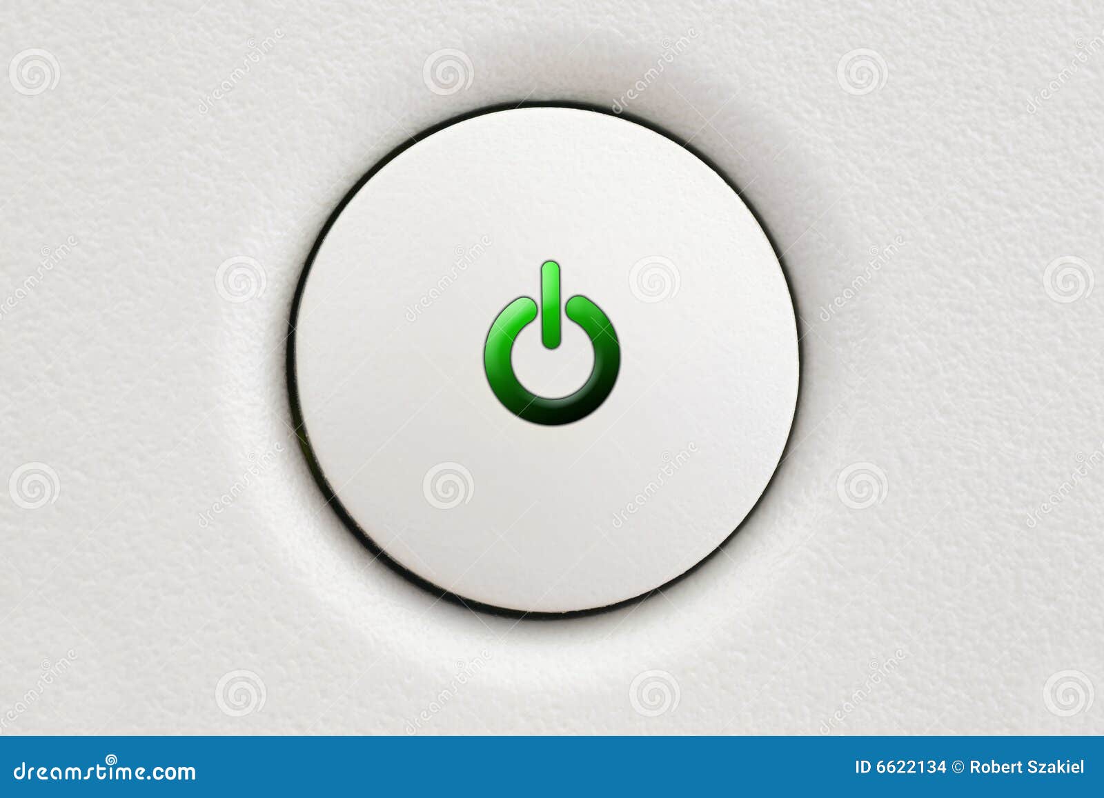 Power Button on stock photo. Image of metal, control, stop - 6622134