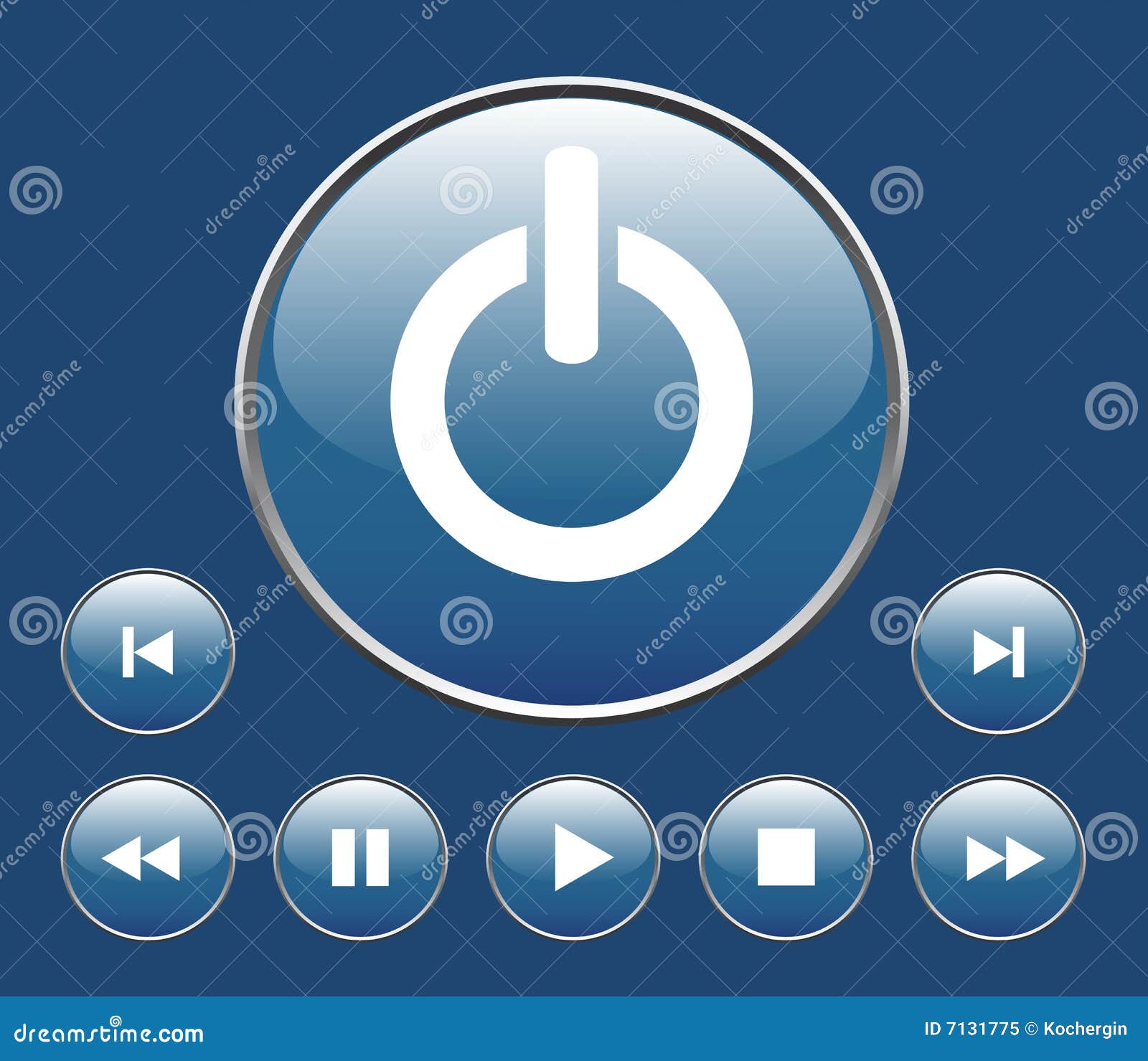 Power button stock vector. Illustration of elements, arrow - 7131775