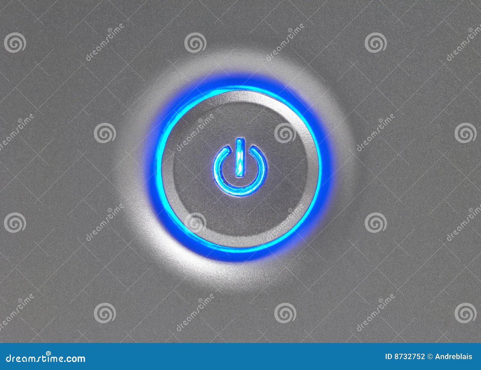 Power Button, Keypad On Digital Visualizer. Royalty-Free Stock ...