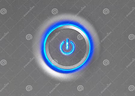 Power Button stock photo. Image of technology, shiny, symbol - 8732752
