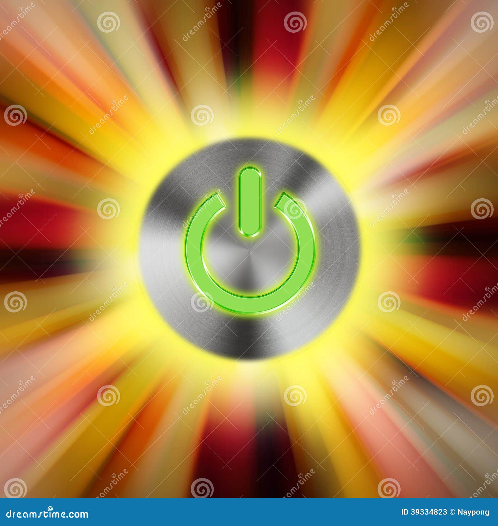Power button stock illustration. Illustration of computer - 39334823