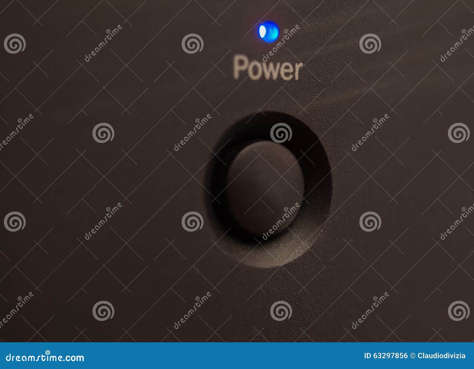 Power button stock photo. Image of button, technology - 63297856