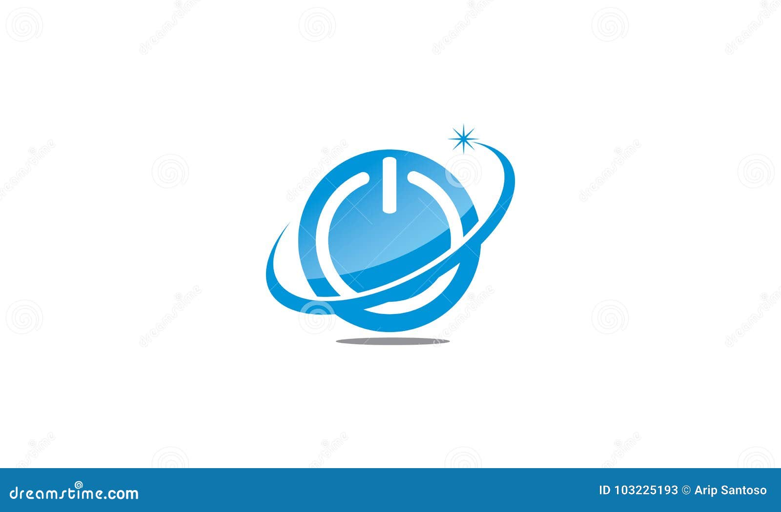 Power Button Business Success Solution Stock Vector - Illustration of ...
